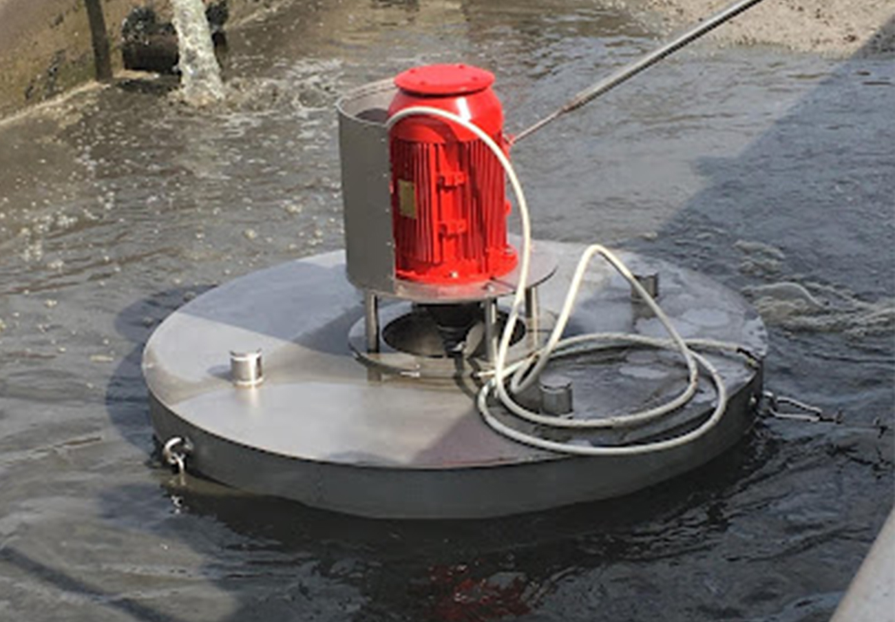 Surface aerators – Civil wastewater – Italy - SCM Tecnologie